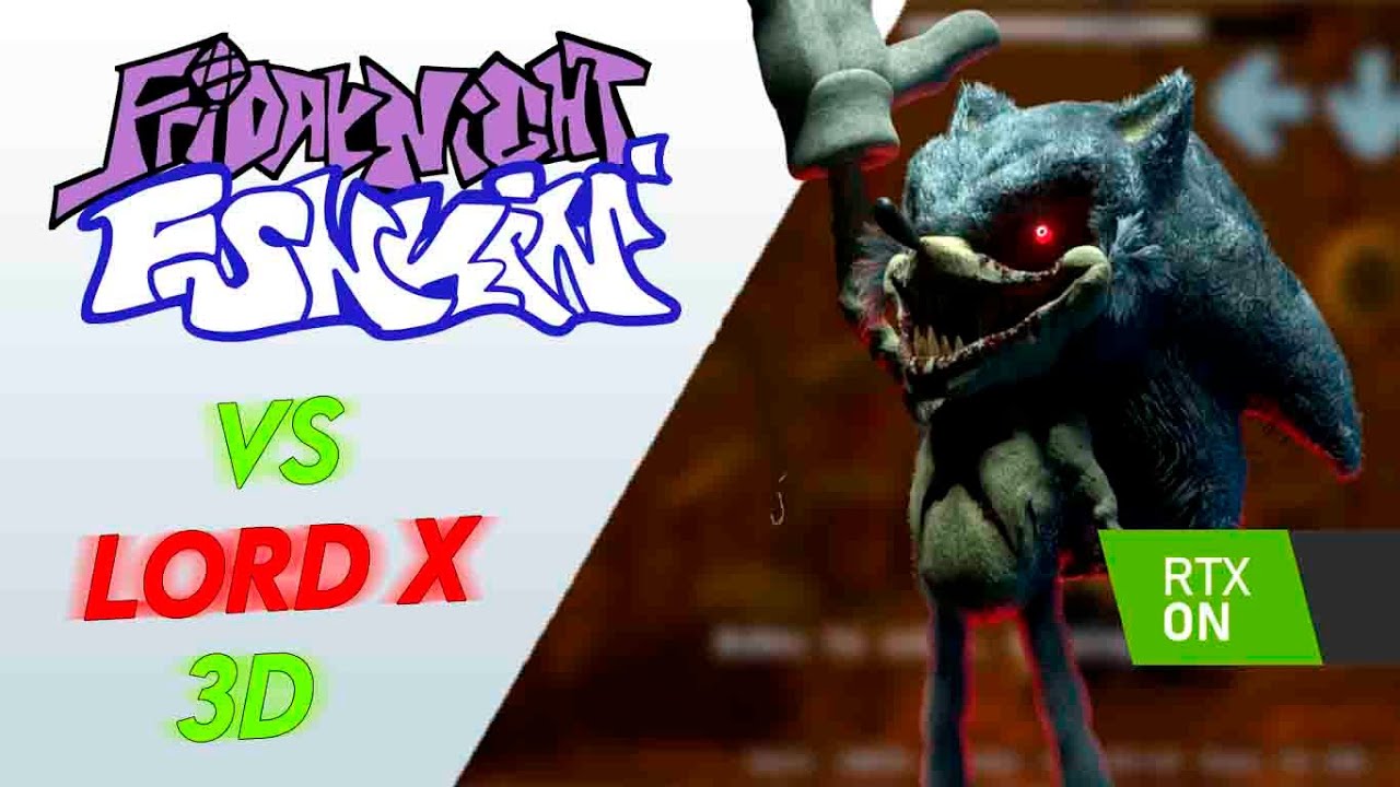 LE PUSE RTX Y DLSS A ESTE MOD 🤑 FNF Lord X Hit Single Real Trichael ...