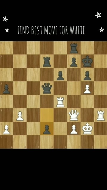 Puzzle 10 : Find the best move for black 🖤 #chess #chesstactics #shorts ...