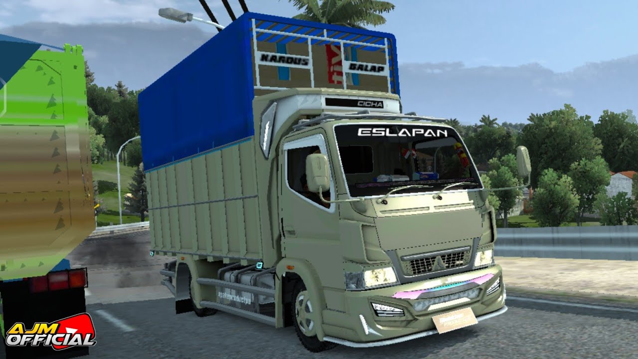 SHARE‼️ MOD TRUK CANTER ENGKEL LONG SASIS BY MUKHLA$ | BUSSID V4.0.3 ...