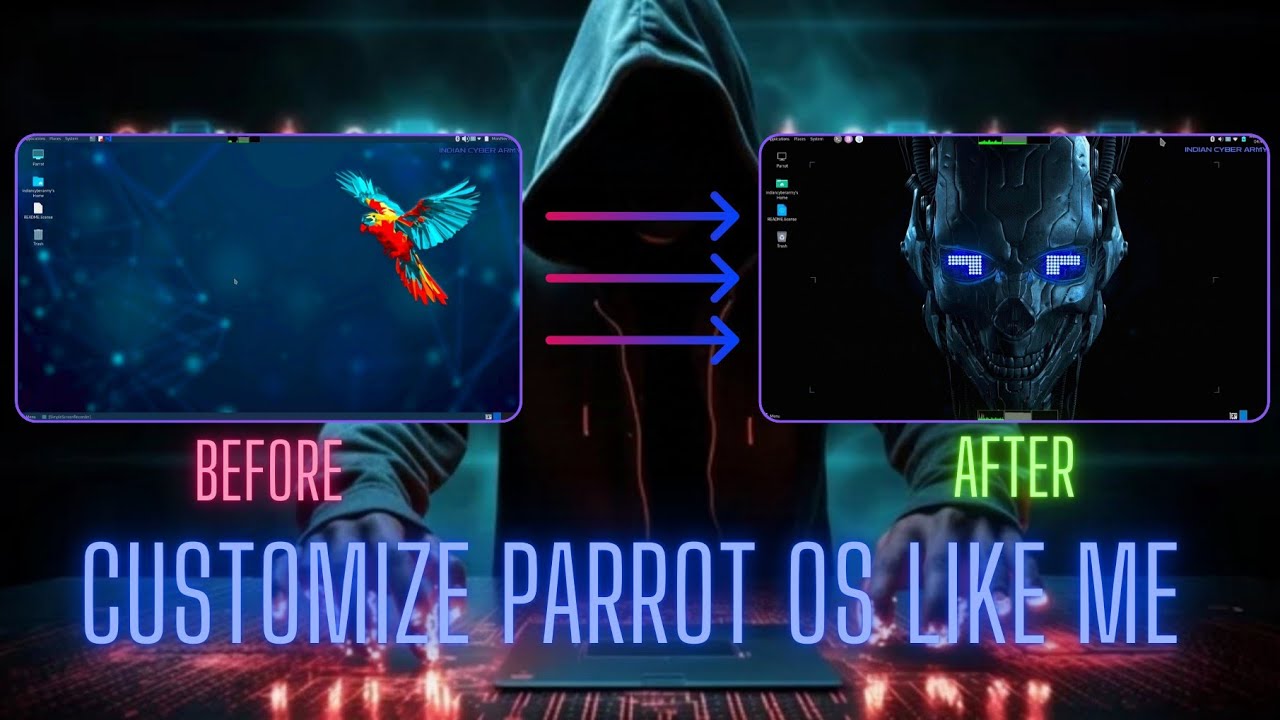 Make Your Parrot OS LOOK AMAZING Like Mine!#parrot_os_customization # ...