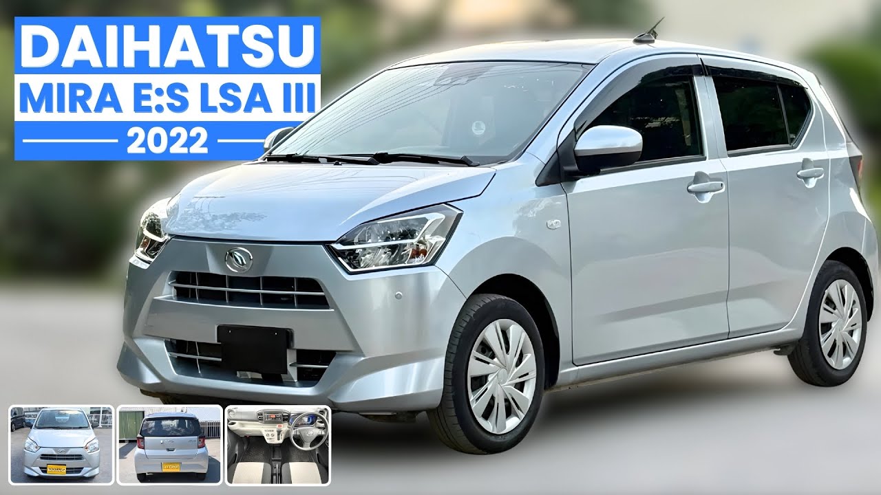 Daihatsu Mira ES L SA III 2022 Review | Low Mileage Japanese Kei Car ...