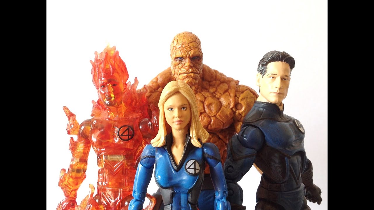 Toy Biz Fantastic Four Series 1 and 2 Mr Fantastic, Invisible Woman ...