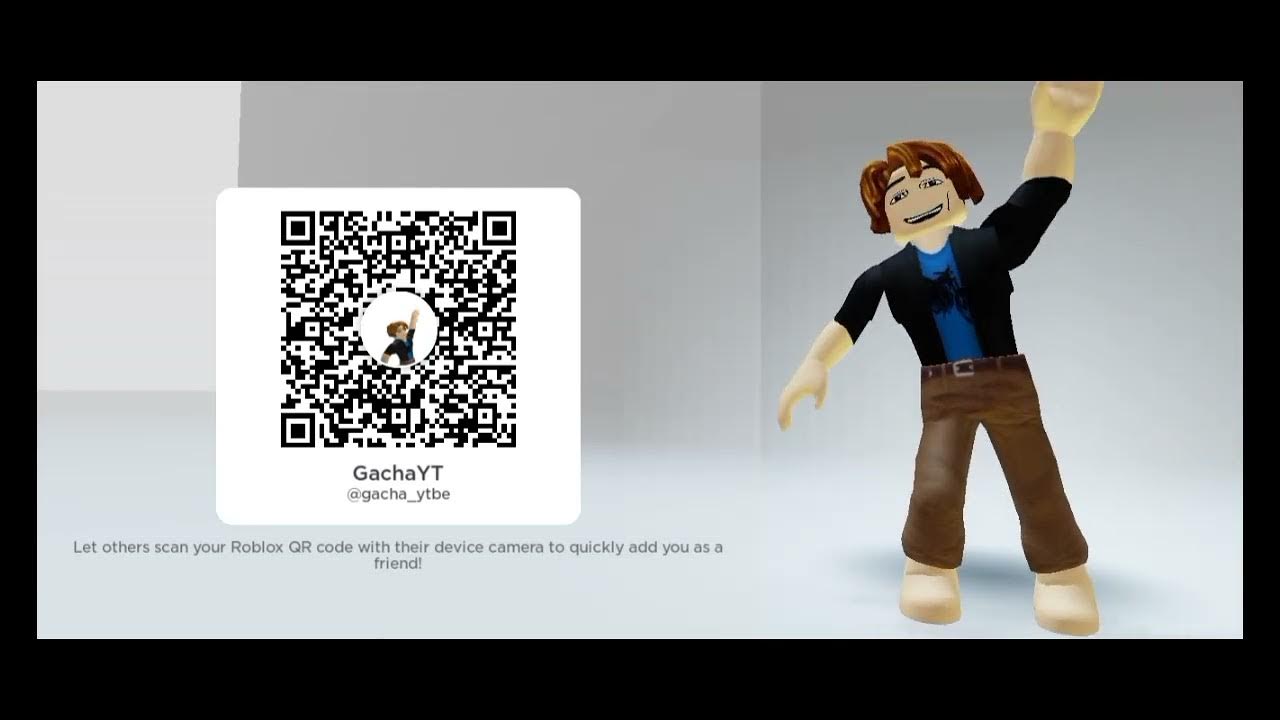 Scan my QR Code on roblox! - YouTube