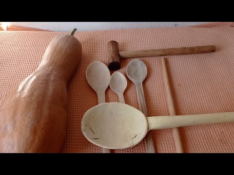 Eski Yöntemle tahta kaşık Yapımı #agacdankasik