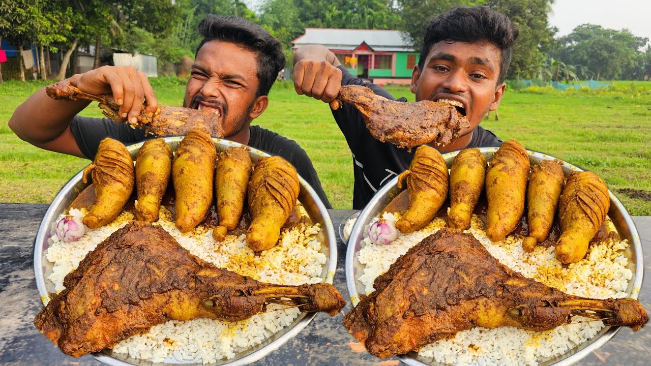 Mutton Chusta And Mutton Leg Piece with rice eating challenge video ...