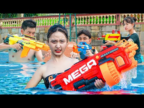 Xgirl Nerf Films: Top 15 Warriors Cherry & SEAL X Girl Nerf Guns Criminal Alibaba