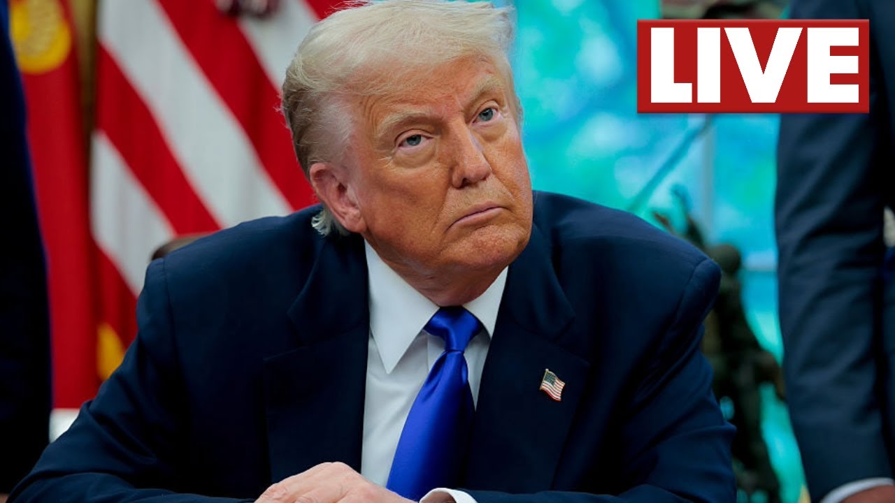 LIVE 🔴Donald Trump announces placing DC police under federal control ...