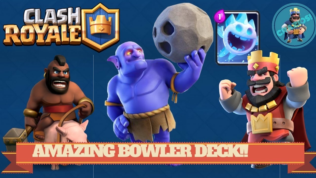 Clash Royale das Bowler deck - YouTube