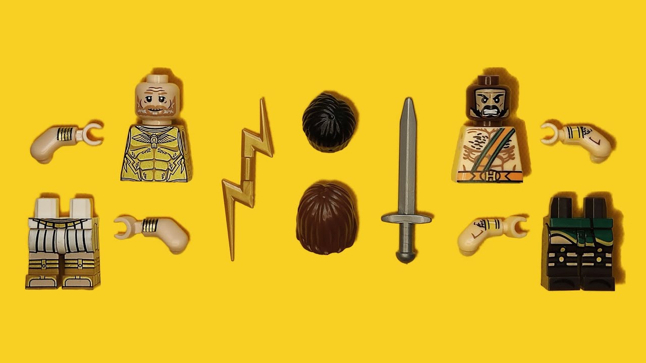 LEGO Zeus & Hercules | Thor: Love And Thunder | Unofficial Minifigure ...