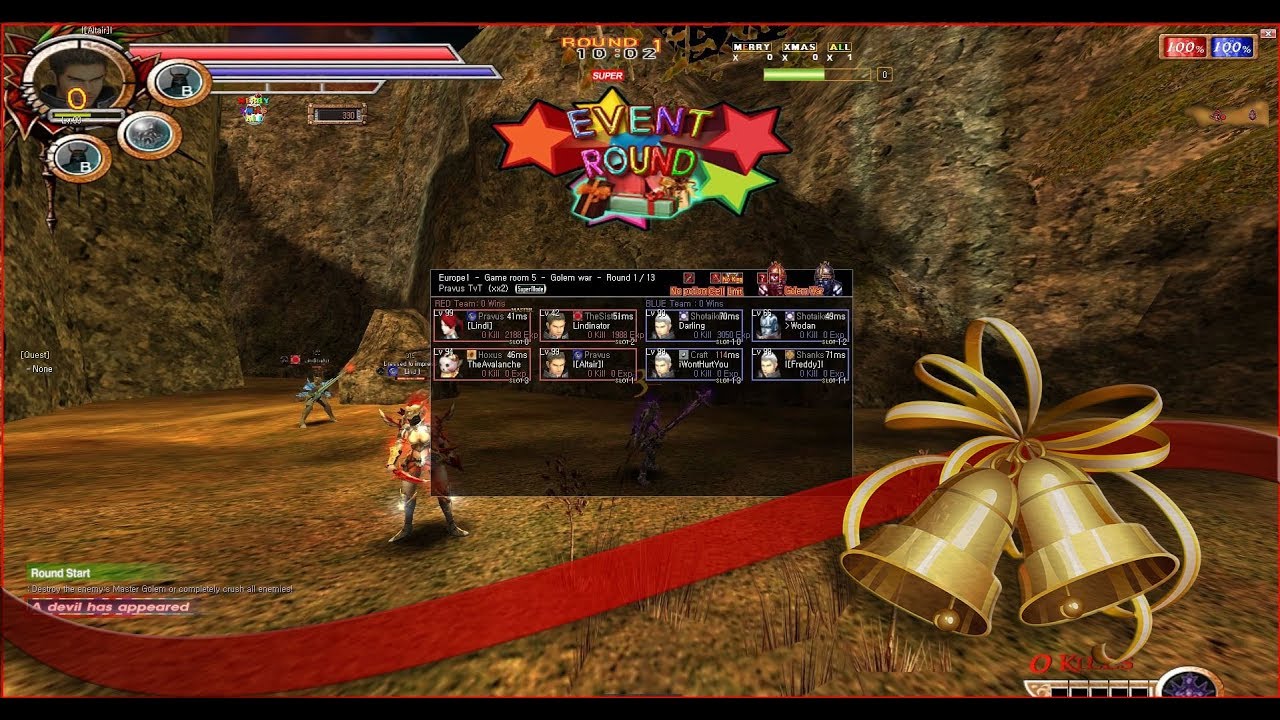 Rakion - Christmas TvT 4v4 (23-12-2017) - YouTube