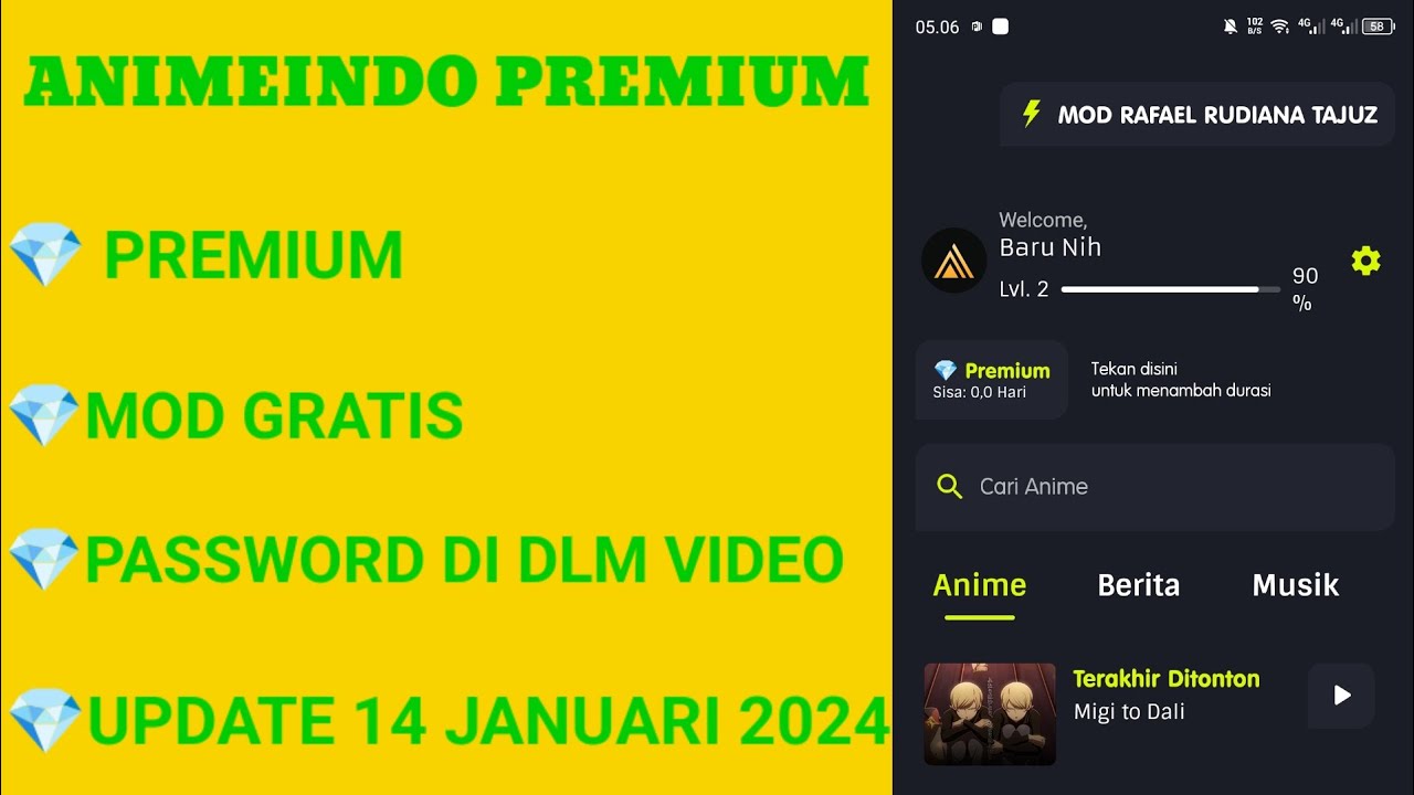 Animeindo Premium Dan Motovlog 14 Januari 2024 - YouTube