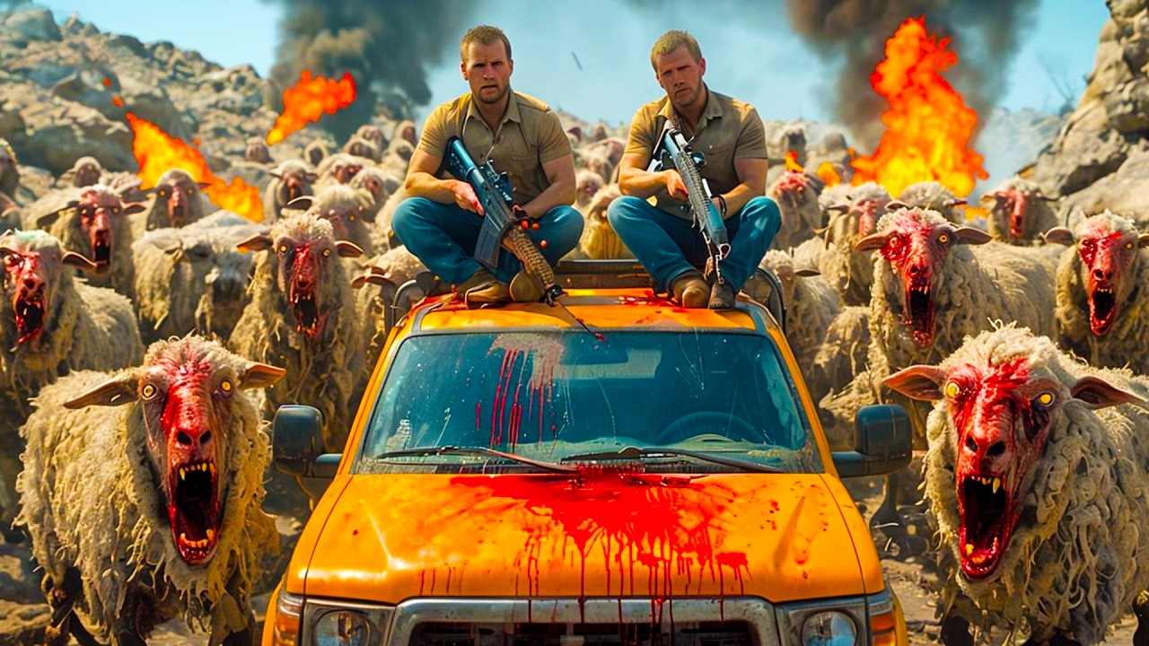 Zombie sheep were raised on a farm, but they all escaped, turning ...
