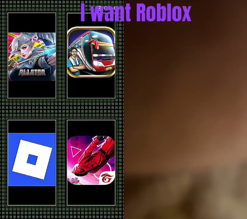 I want Roblox - YouTube