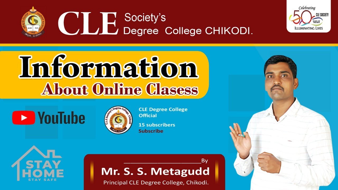 Information about online classes CLE Degree college chikodi. - YouTube
