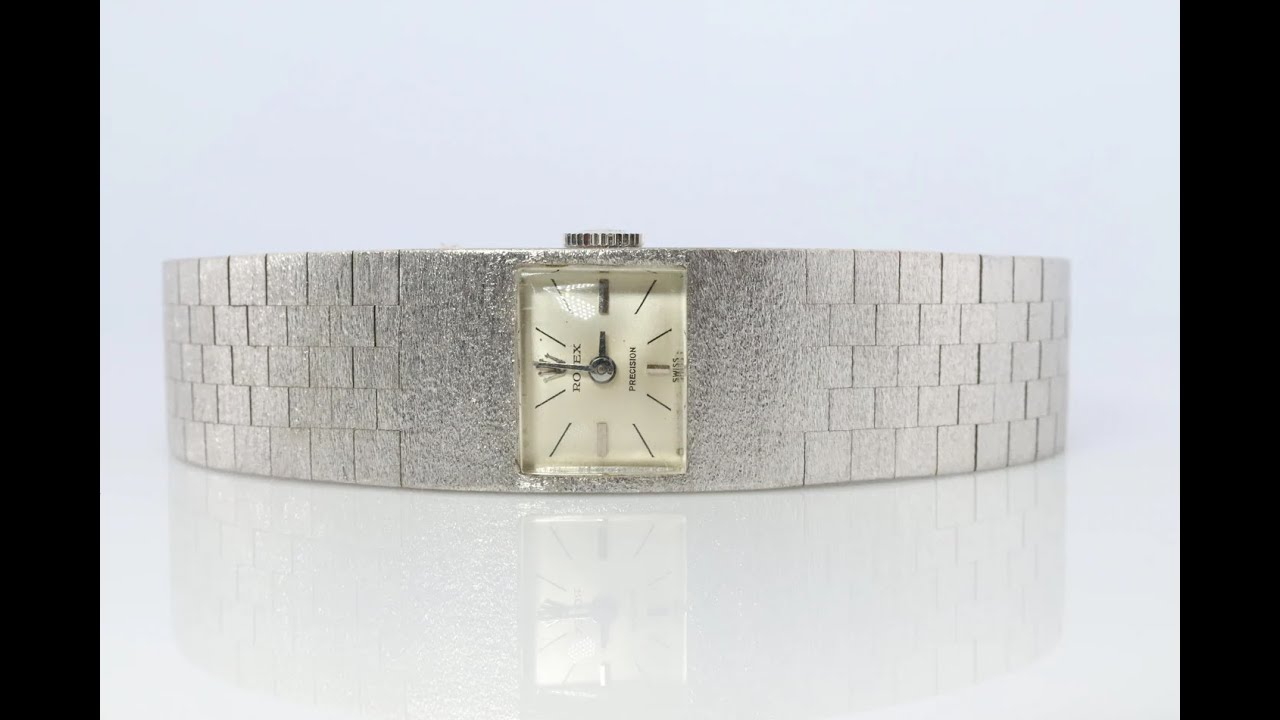 ROLEX Precision 2159 TV Mechanical Ladies watch overview - YouTube