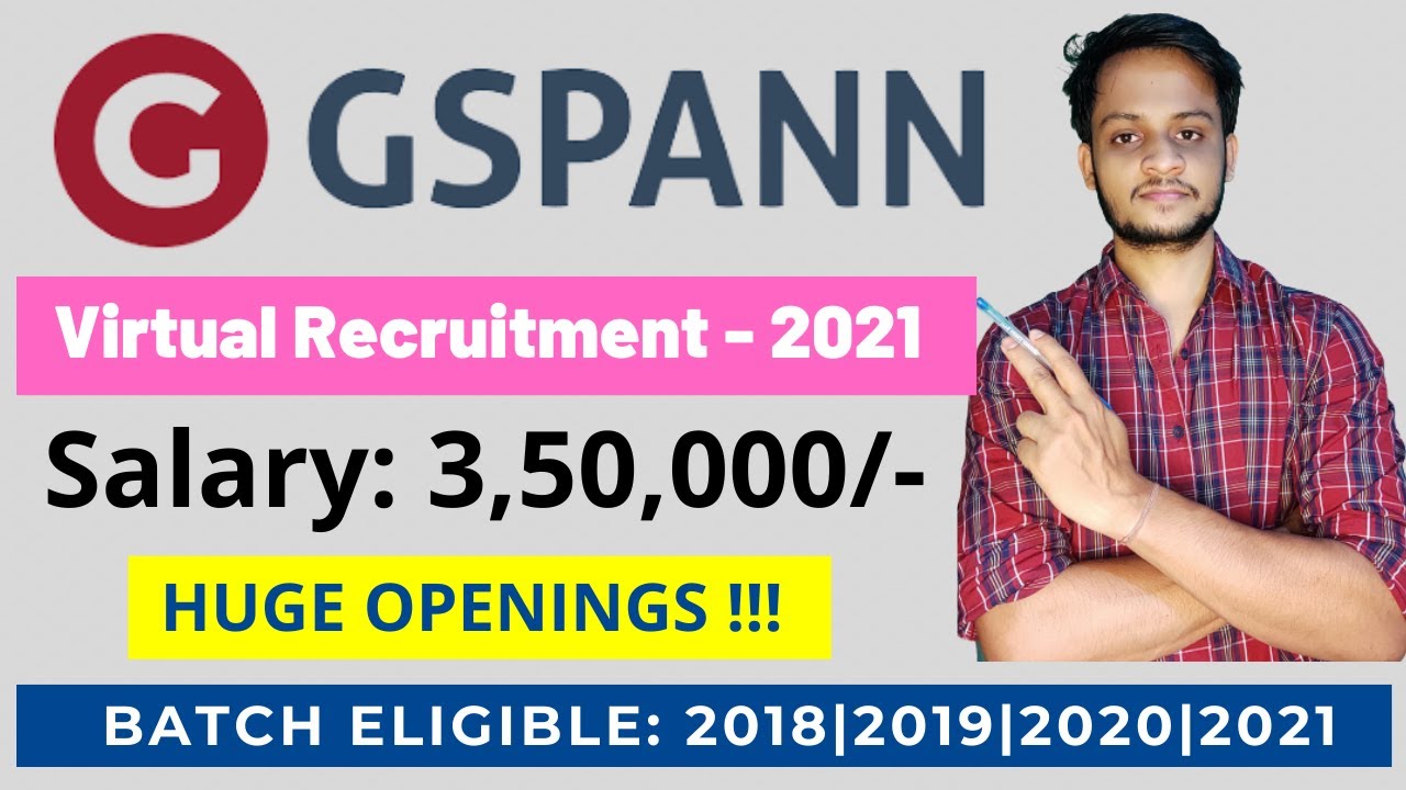 GSPANN Mass Hiring 2021| Online Interview | Eligibility, Registration ...