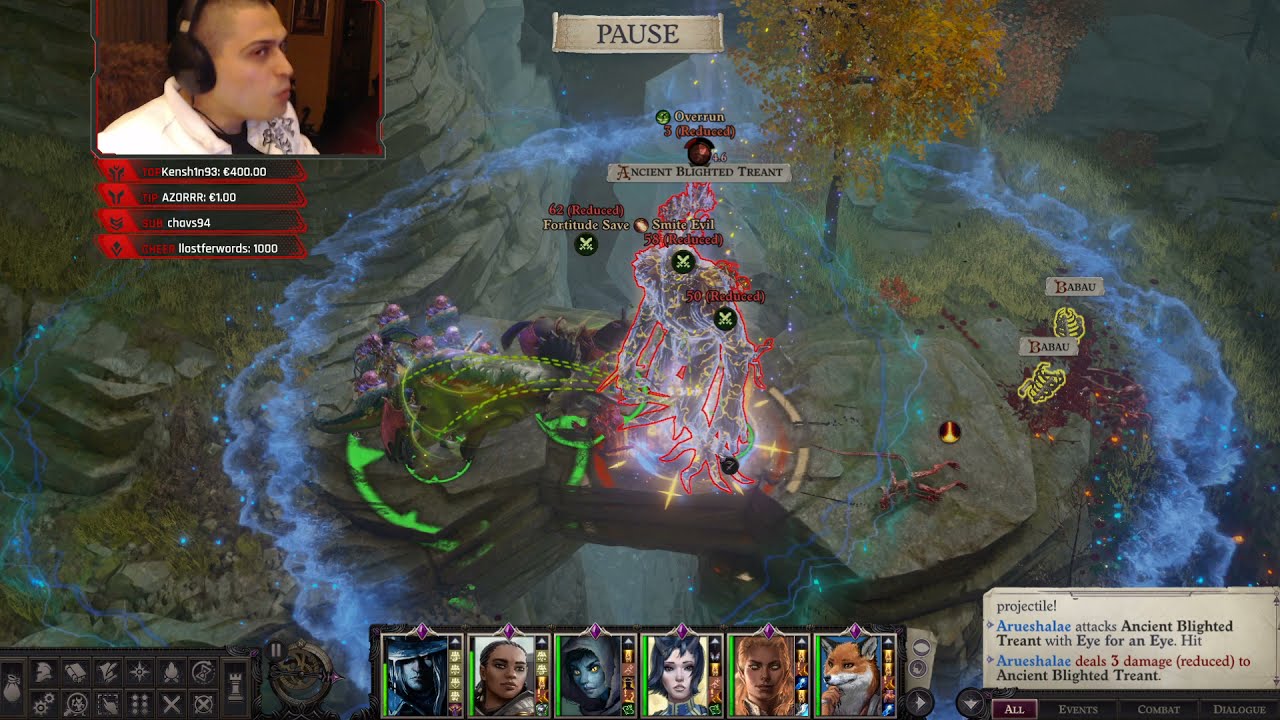 Ancient Blighted Treant - Unfair - Wintersun Map - Pathfinder: Wrath of ...