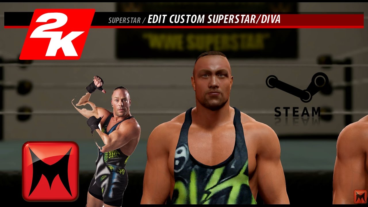 WWE 2K16 ROB VAN DAM CAW RVD TEXTURE DOWNLOAD PC STEAM HCTP ATTIRE ...