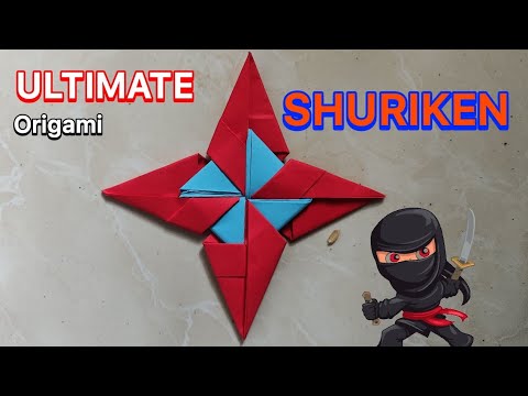 ULTIMATE GUIDE TO FOLDING AN ORIGAMI NINJA STAR SHURIKEN | ORIGAMI ...