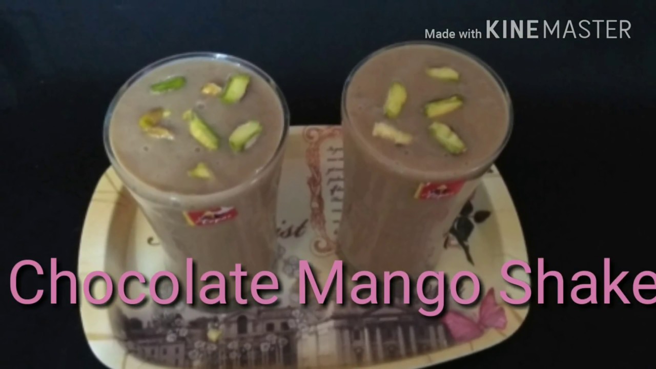 Chocolate Mango Shake - YouTube