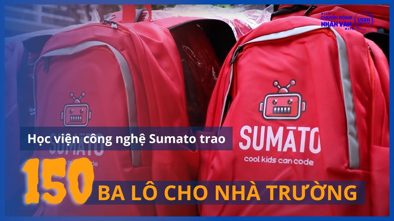Học viện công nghệ Sumato trao tặng 150 ba lô cho Nhà Trường| Tin tức ...