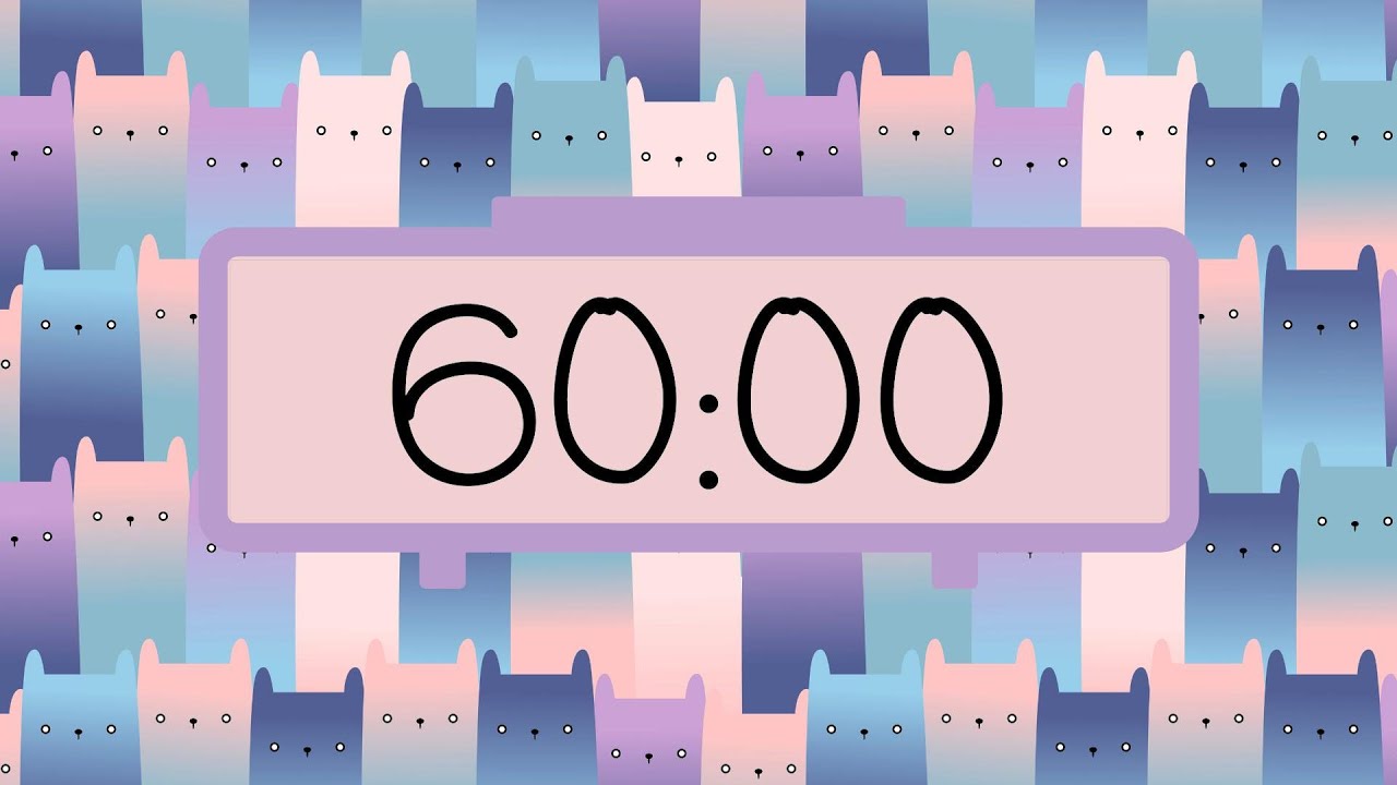 ⏳ 60-Minute Countdown Timer – Stay Focused & Productive 🕒 | No ...