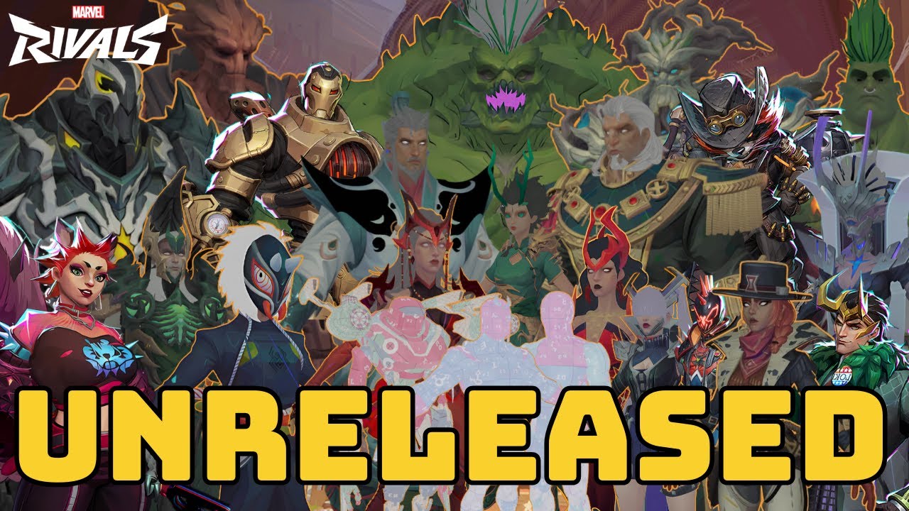 ALL THE UNRELEASED MARVEL RIVALS SKINS - YouTube