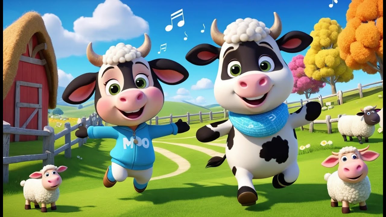 Farm Animal Boogie – Moo, Baa, Dance Dance! | Fun Animal Sounds Song ...