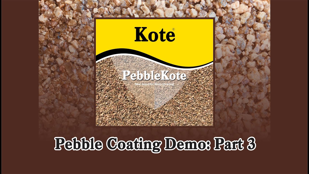 PebbleKote - Part 3 - Mixing PolyKote and Pebbles - YouTube