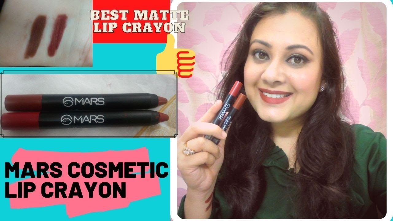 MARS COSMETIC MATTE LIP CRAYON| HONEAT REVIEW + SWATCHES - YouTube