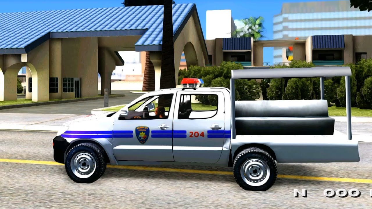 2010 Toyota HiLux Philippine Police Car Updated - GTA MOD _REVIEW - YouTube