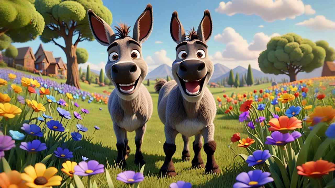 My Donkey Is Way Too Loud! | Silly Animal Song for Kids | Fun Noisy ...