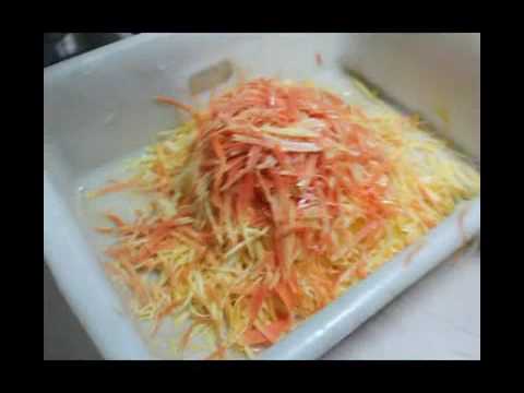 FC 501 papaya shredding machine (1.5x1.5mm) - YouTube