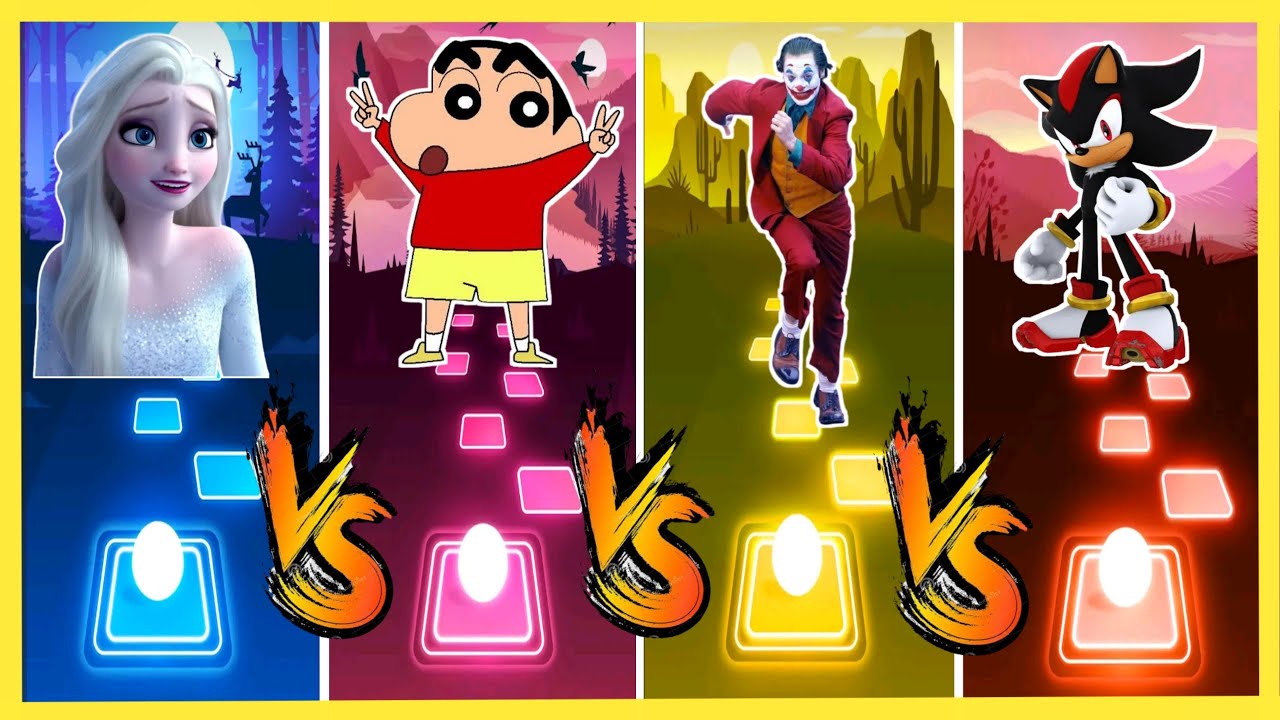 Frozen Elsa Team - Shinchan Team - Joker BGM Team - Shadow Exe Team ...