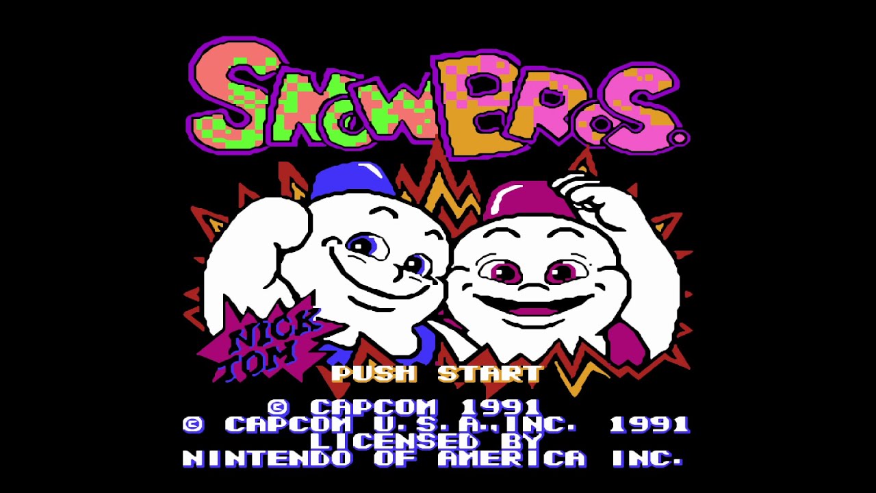 Snow Bros. (NES) - 1st Boss - YouTube
