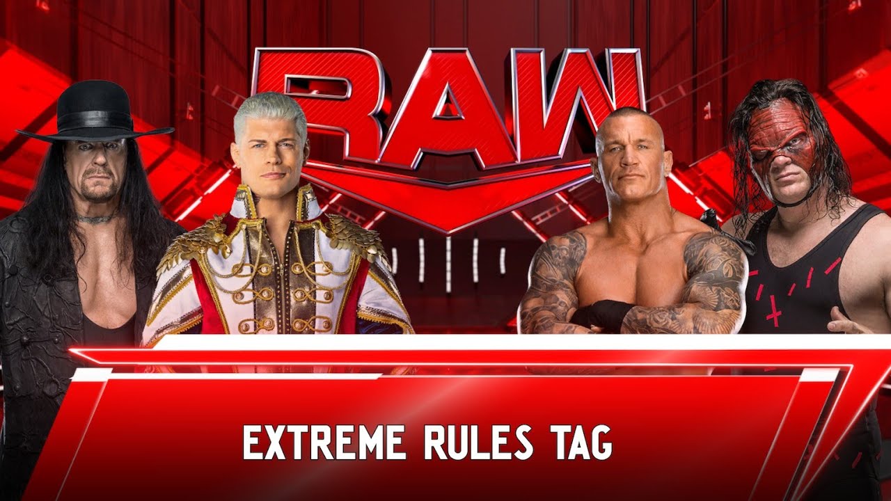 CODY RHODES & UNDERTAKER VS RANDY ORTON & KANE - YouTube