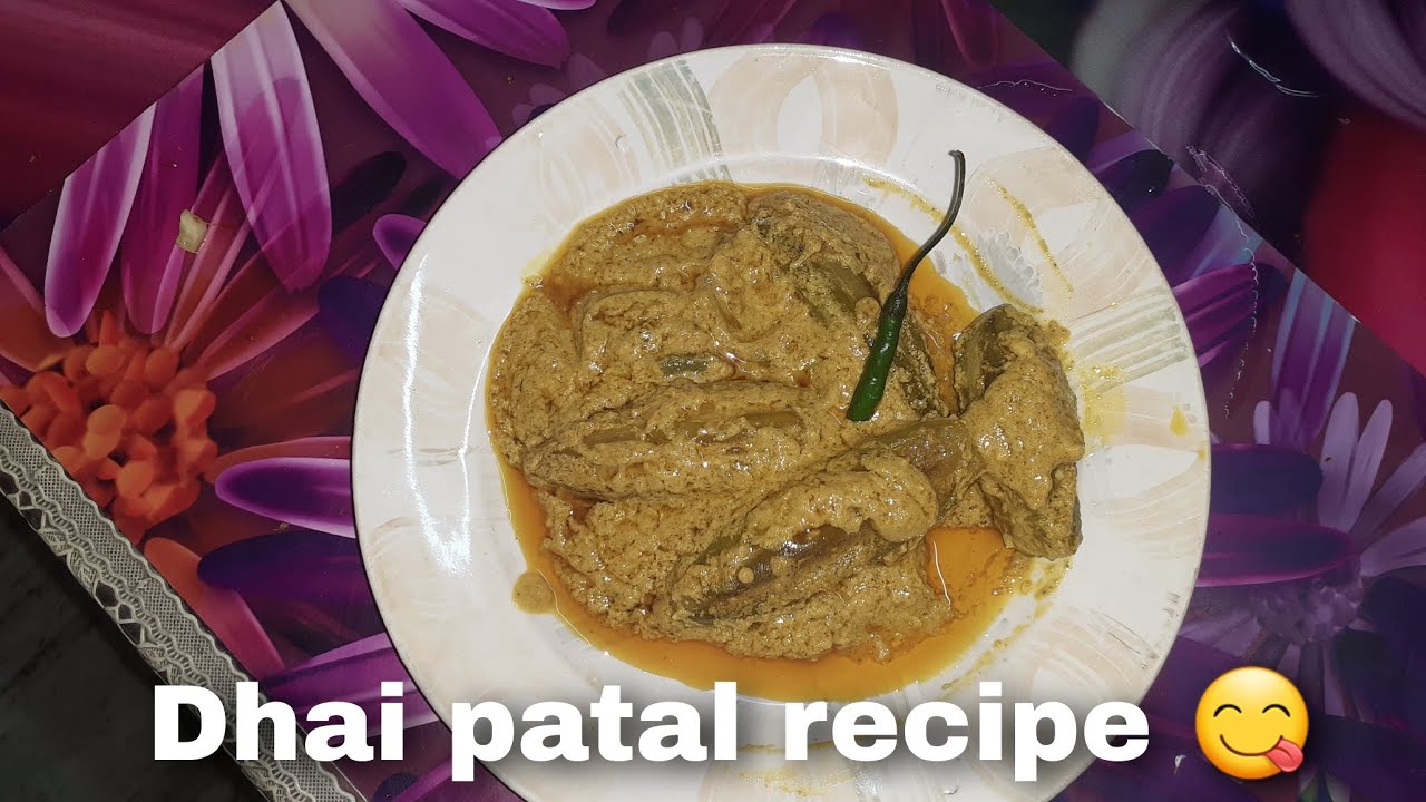 Dhai Patal recipe| Creative Food by Jyoti - YouTube