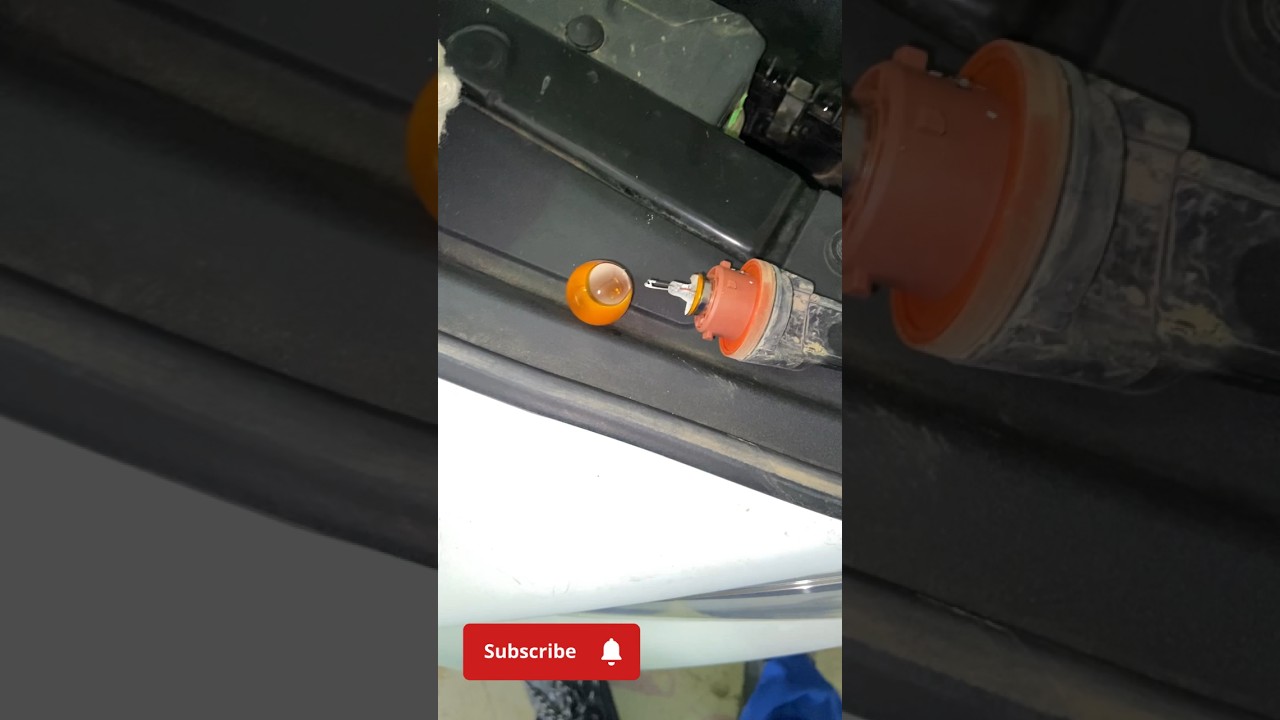 Broken indicator bulb removal and replacement. - YouTube