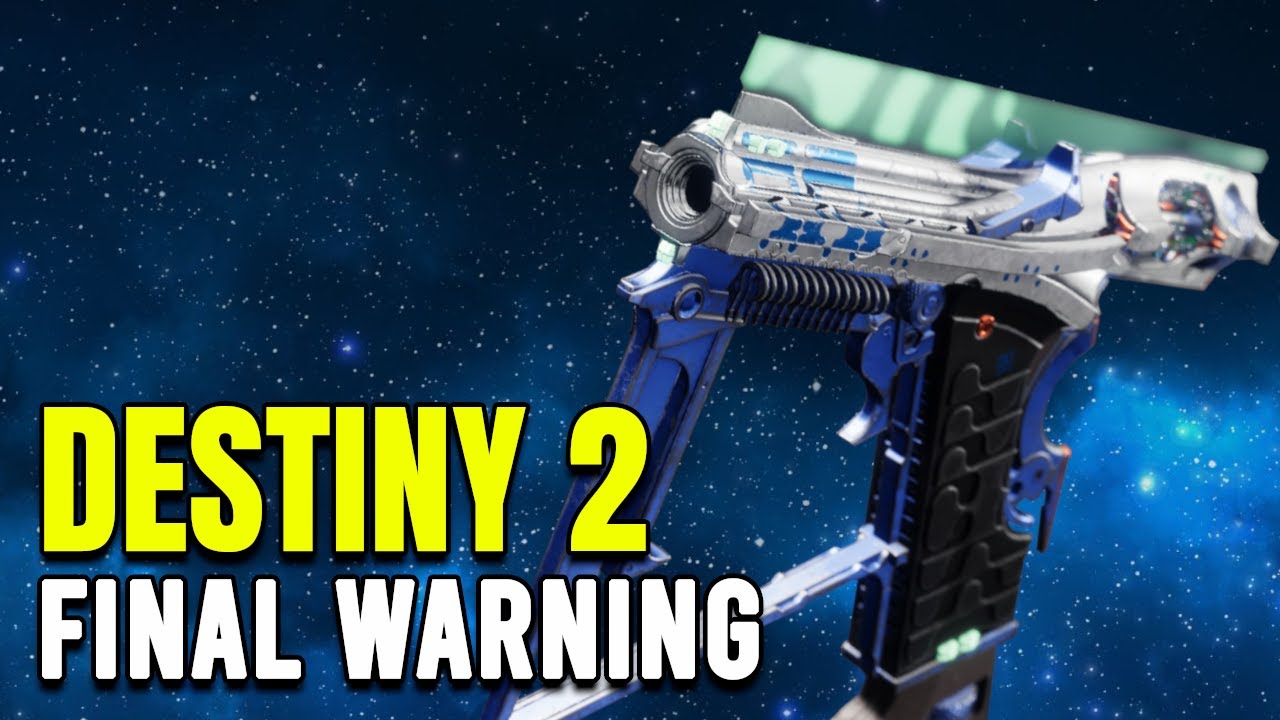How To Get FINAL WARNING | Quick And Easy Guide | Destiny 2 - YouTube