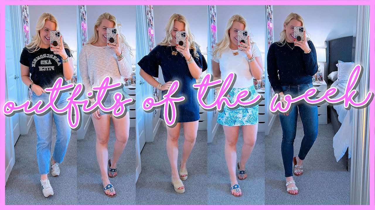 PREPPY SPRING OUTFITS OF THE WEEK (OOTW April 2023) wearing blue for a ...