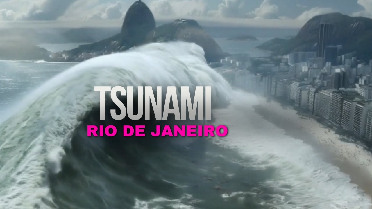 Tsunami In Rio de janeiro City - Tsunami destruindo a cidade do Rio de ...