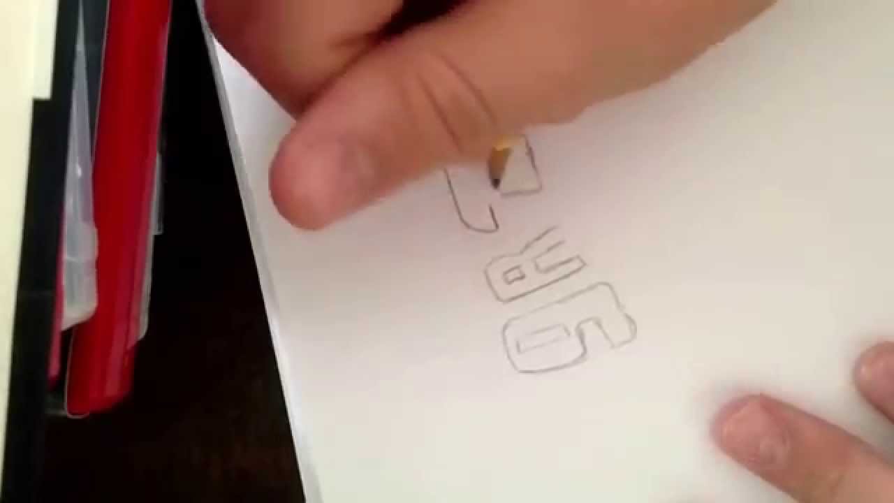 How to draw gta logo (time lapse) - YouTube