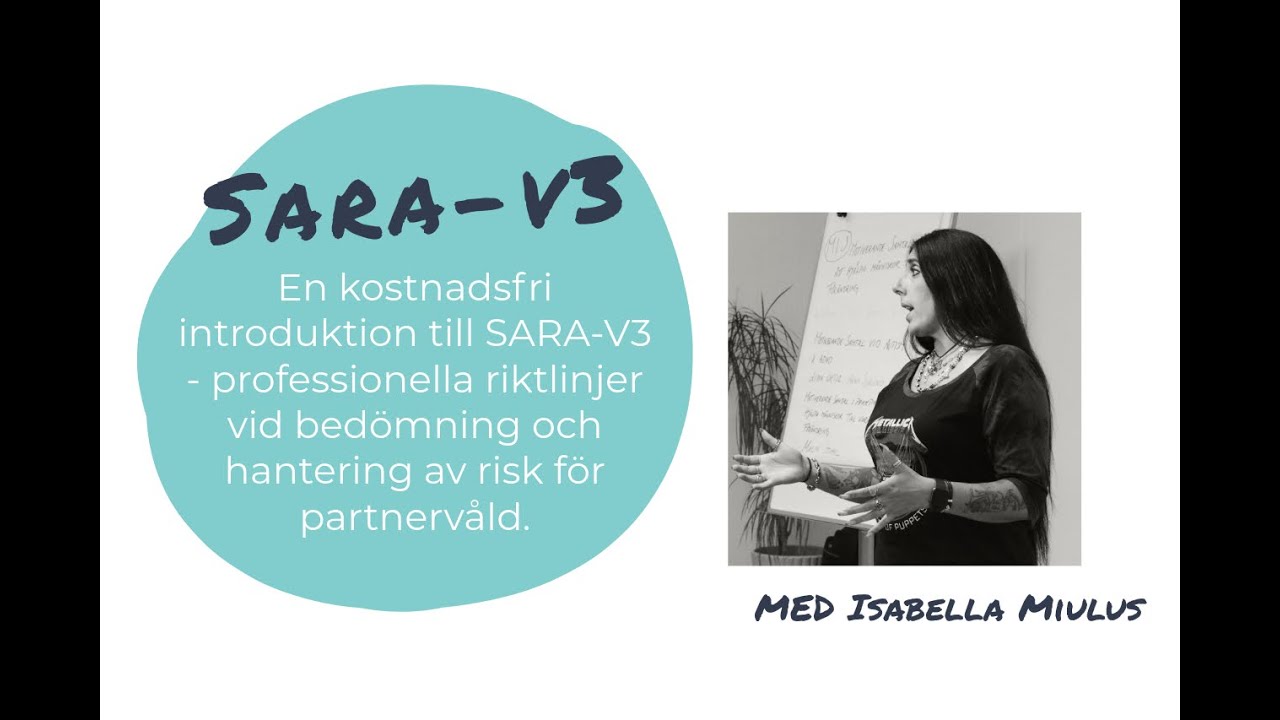 Introduktion till SARA-V3 - bedömning av risk för partnervåld - YouTube
