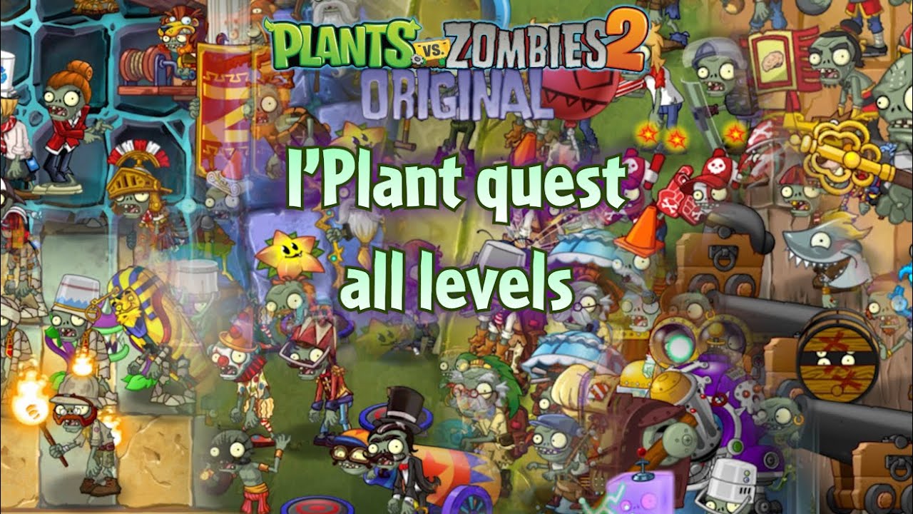 I'Plant - Complex Plant Puzzle - all levels | PvZ 2 Original - YouTube
