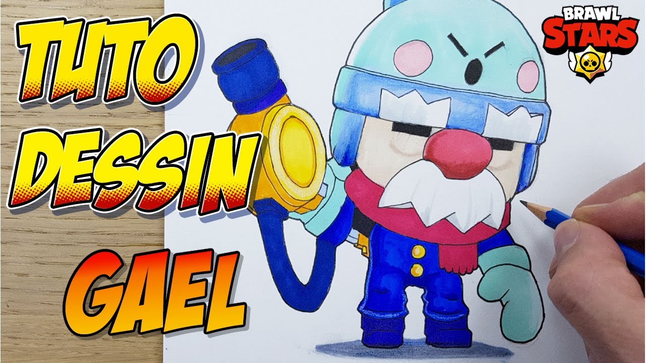 Comment dessiner GAEL (Dessin Brawl Stars)! - YouTube