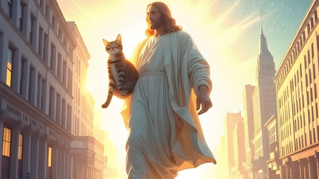 jesus saves the poor cat and jesus saves the panda #jesus #cute #panda ...