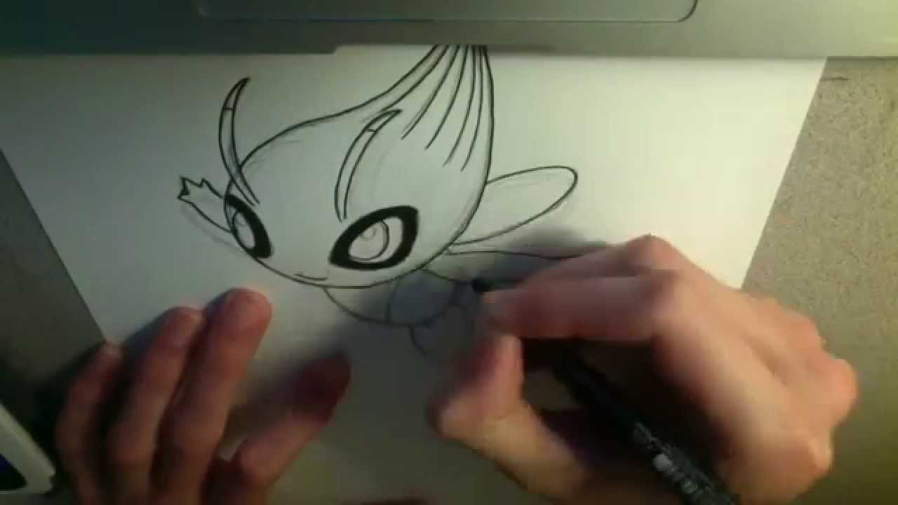 Drawing all the Pokemon: Number 251 Celebi - YouTube