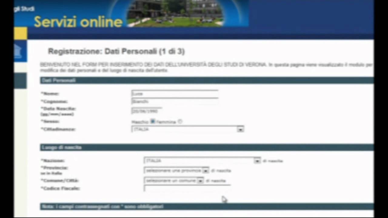 Iscrizione all'università - YouTube