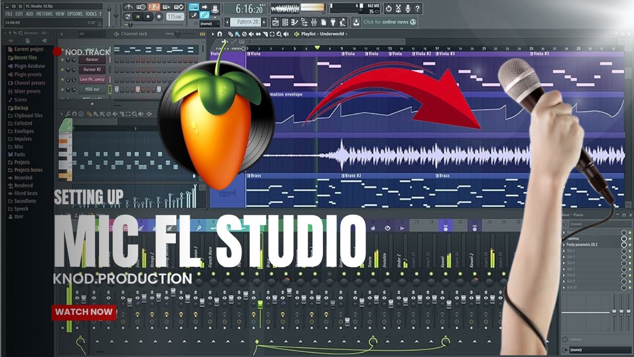 Setting Up Mic FL Studio #2025 #flstudio #audio - YouTube