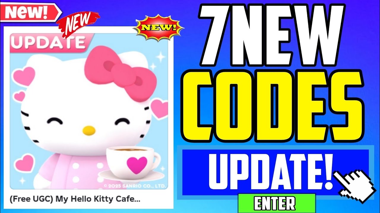 *SECRET UPDATE!* | MY HELLO KITTY CAFE TYCOON CODES 2025 (ROBLOX Cafe ...